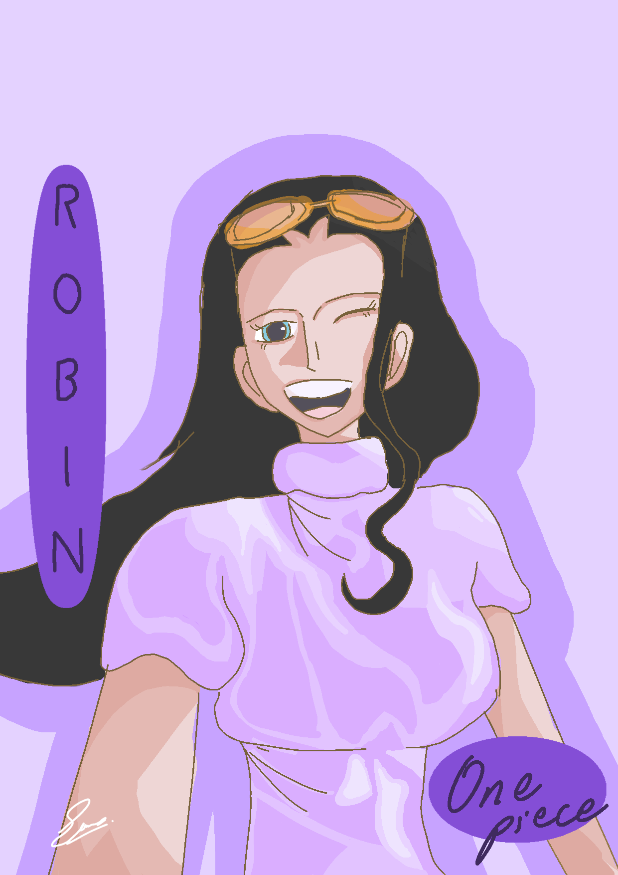 ROBIN FROM ONEPIECE - ibisPaint