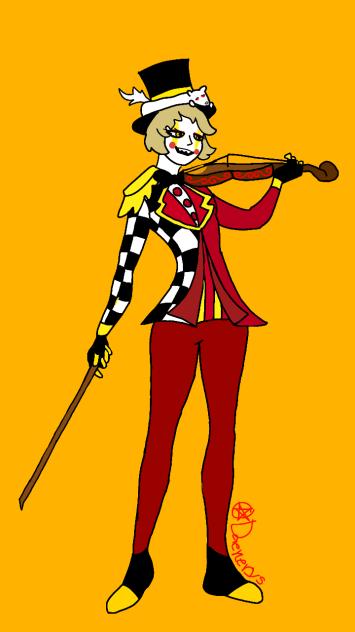 Acro violinist - ibisPaint