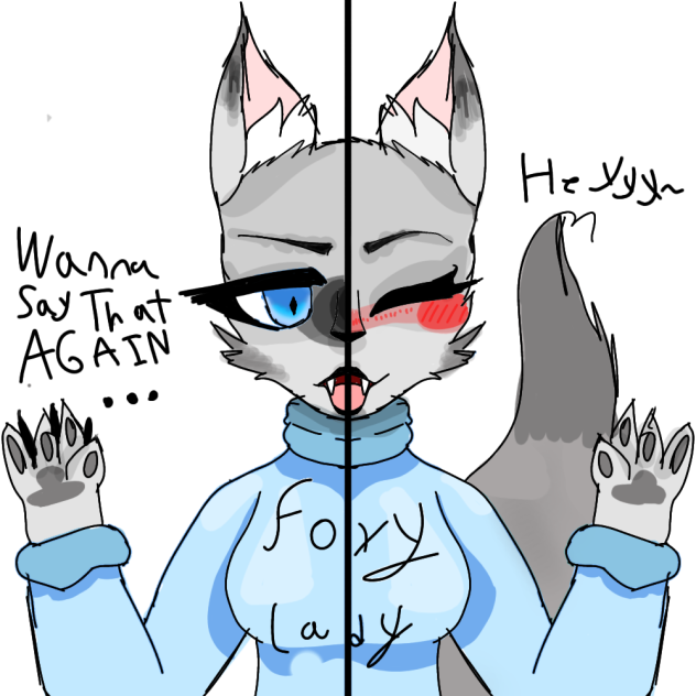 Me as a BNA Character -Snow Fox- - ibisPaint