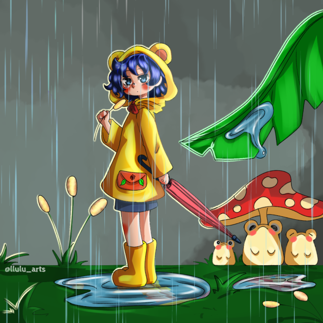 rainy days☔🌧 - ibisPaint