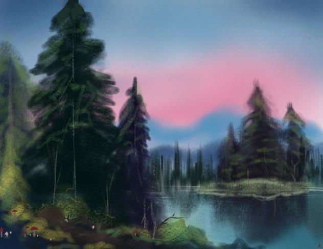 Bob Ross Tut - ibisPaint