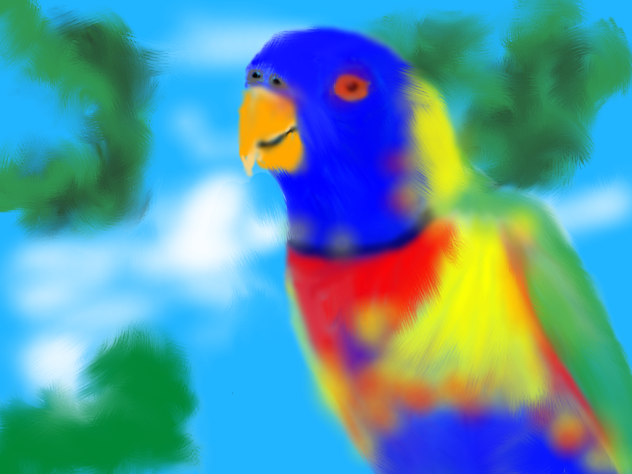 parrot - ibisPaint