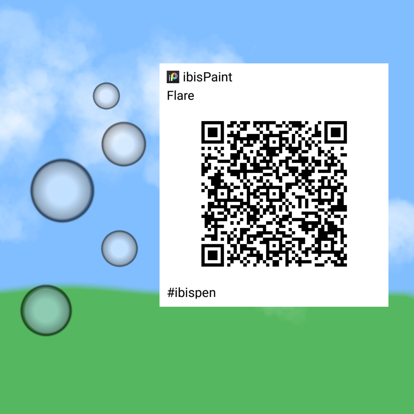 bubble brush QR code! - ibisPaint