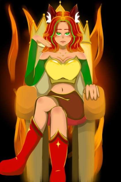 Fire Queen - ibisPaint