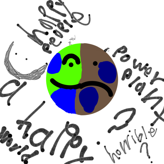 a happy or bad earth - ibisPaint