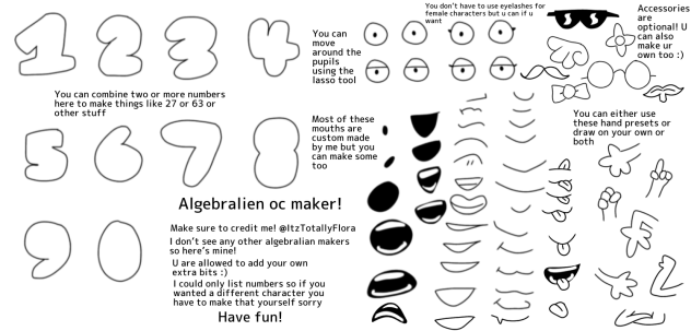 Flora’s Algebralien oc maker! - ibisPaint