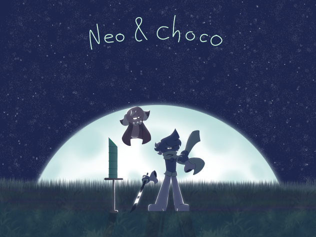 Neo and Choco - ibisPaint