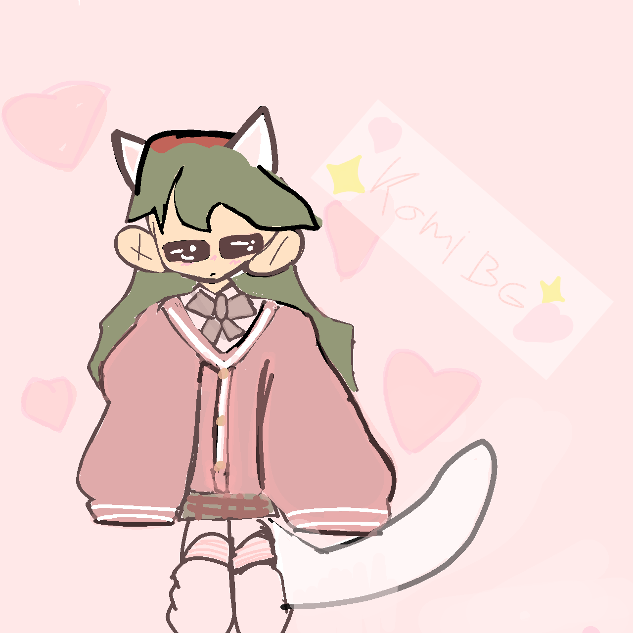 blockman go my oc in cute core - ibisPaint