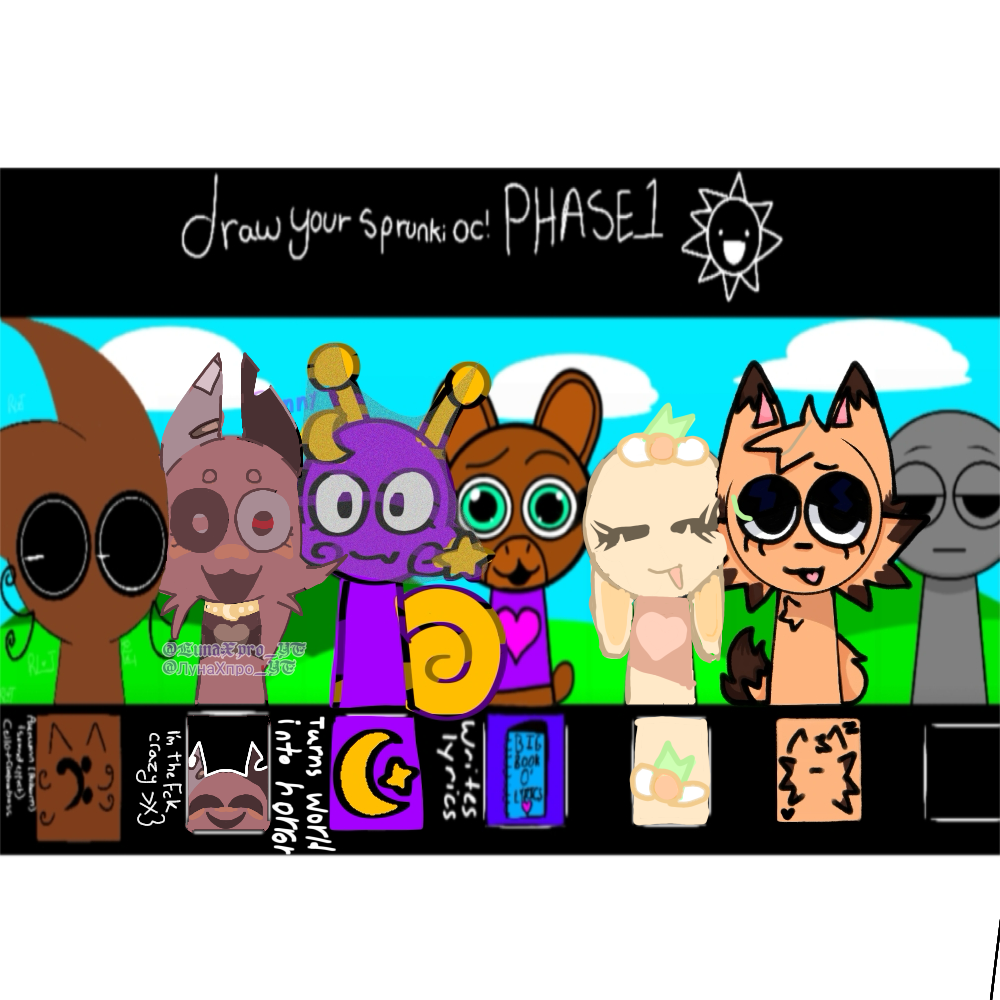 Collab sprunki phase 1 X3 - ibisPaint