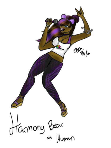 Harmony Bear as Human - ibisPaint