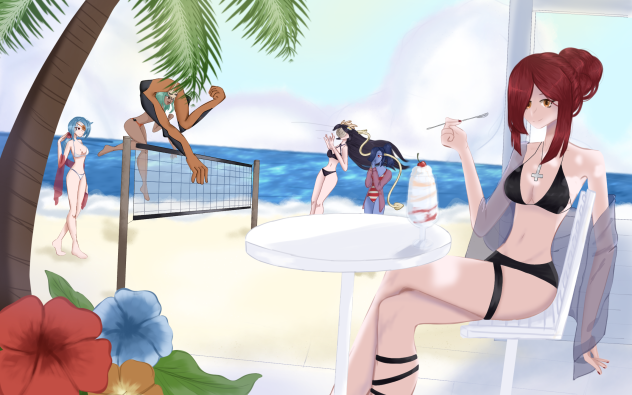 🌴On the beach🌴 - ibisPaint