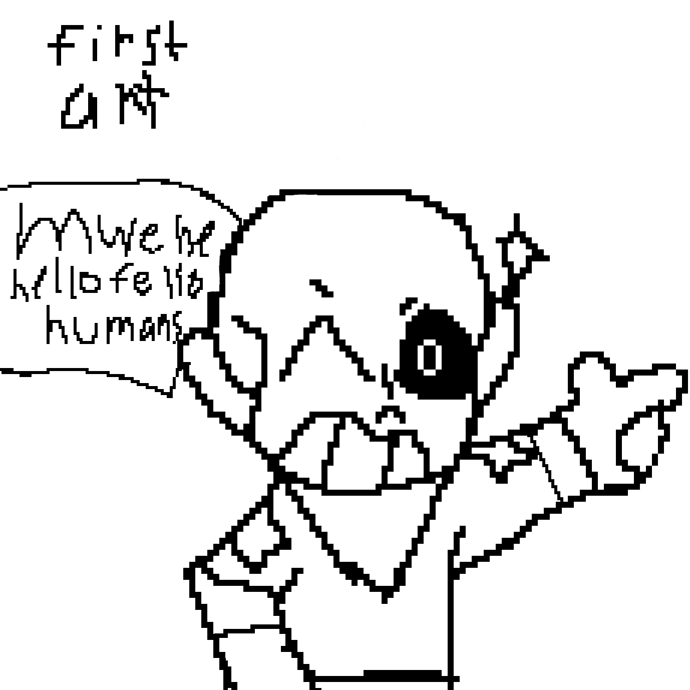 first art underswap sans - ibisPaint