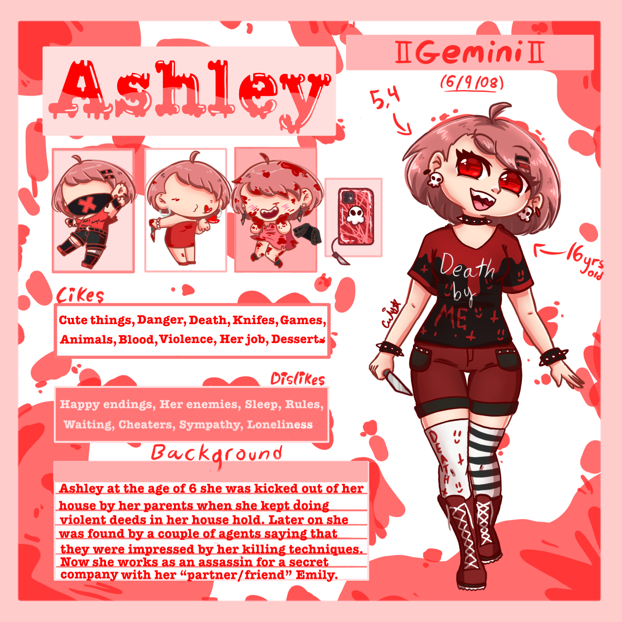 Ashley info oc - ibisPaint