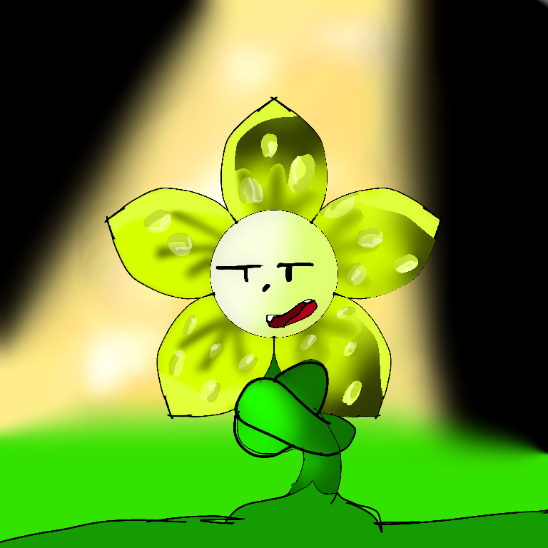 Flowey - ibisPaint