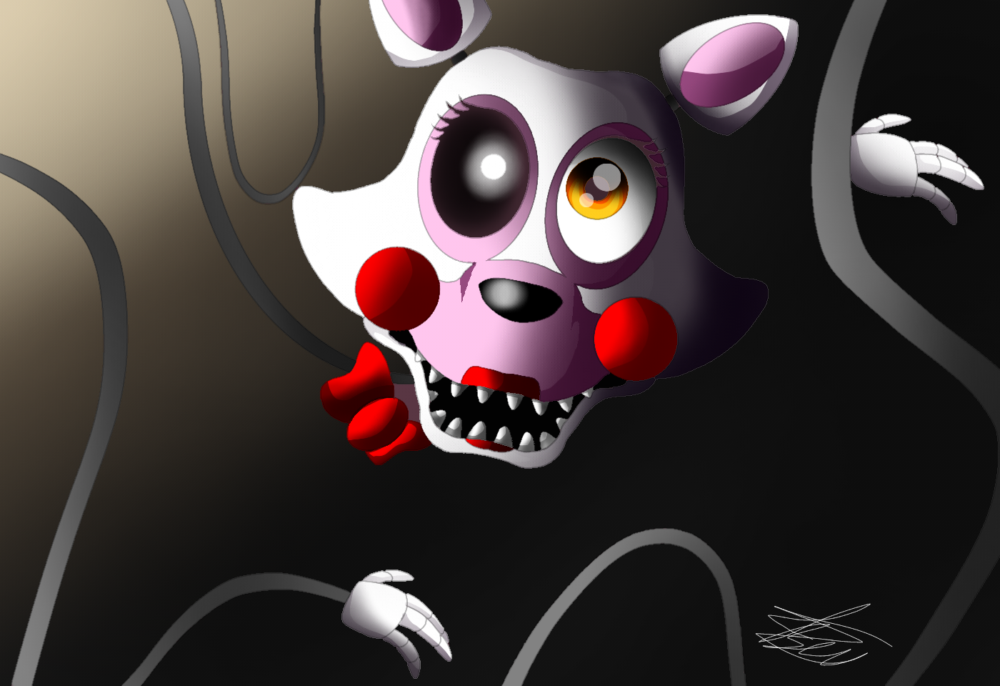 FNAF 2 SPEEDPAINT MANGLE - ibisPaint