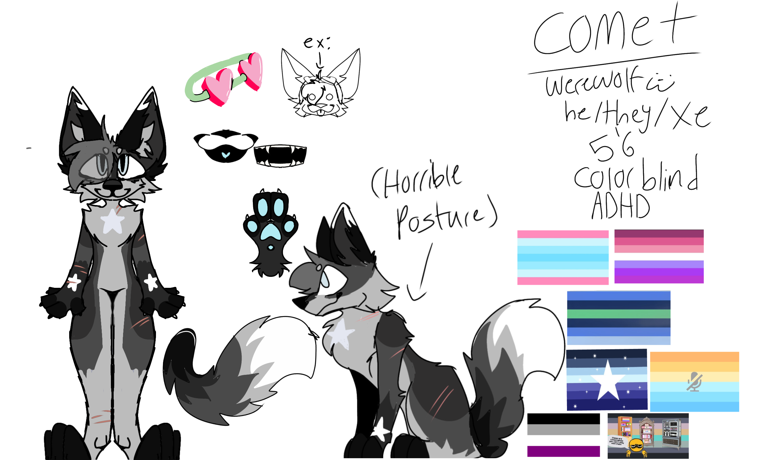 main sona (comet) ref sheet - ibisPaint