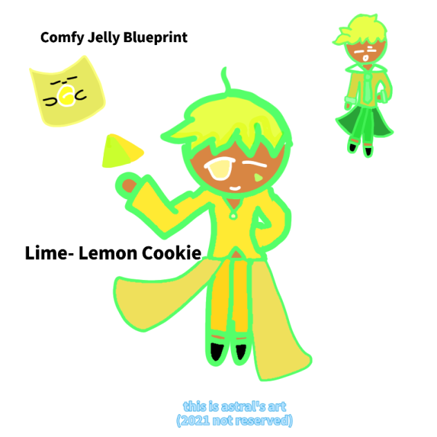 Lime-Lemon Cookie - ibisPaint