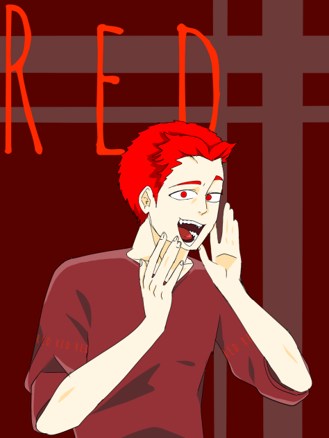 Fanart Alan Becker red - ibisPaint