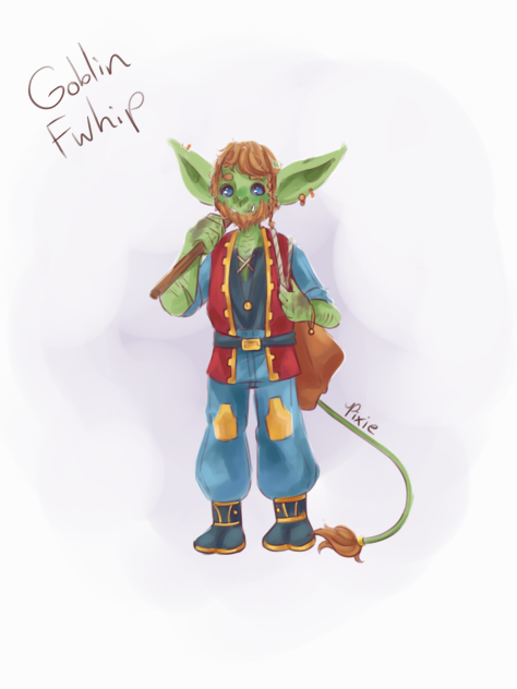Fwhip the Goblin - ibisPaint