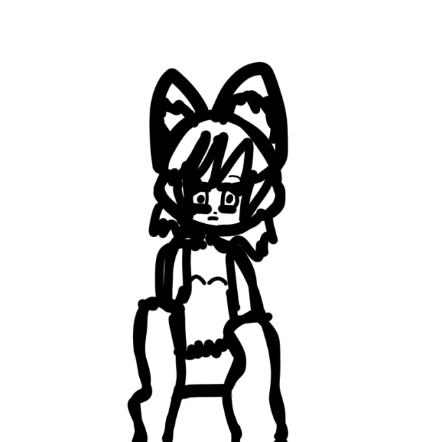Me as human with no color - ibisPaint
