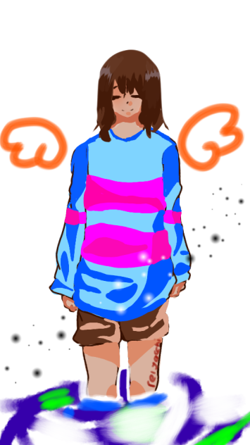 Frisk Undertale Speedpaint Ibispaint