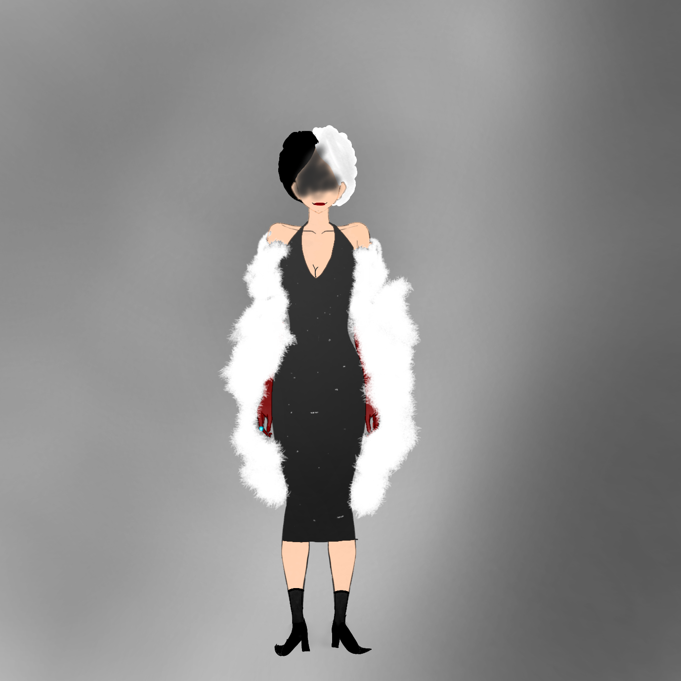 Cruella De Vil🖤🤍 - ibisPaint