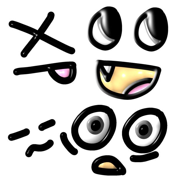 Practicing mock 3d with relief - ibisPaint