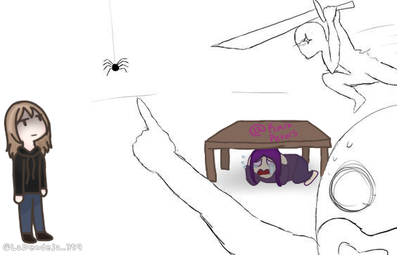 Fear of spiders collab ù-ú - ibisPaint