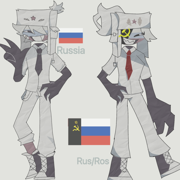 Russia and my CH oc in FPE - ibisPaint