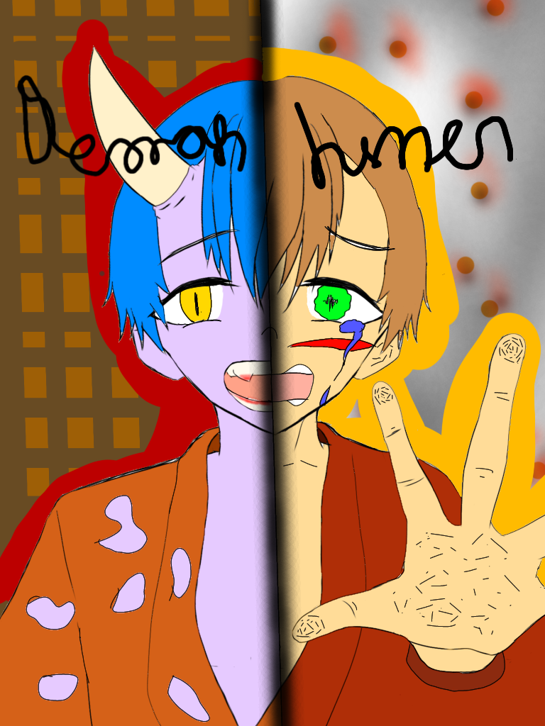 Demon vs human - ibisPaint