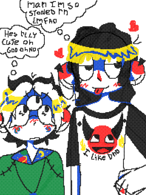 Oc x CC cringe - ibisPaint