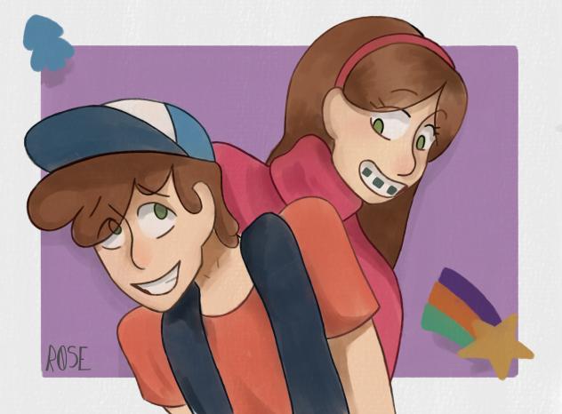 Dipper and Mabel - ibisPaint