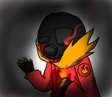 TF2 Pyro - SpeedPaint - ibisPaint