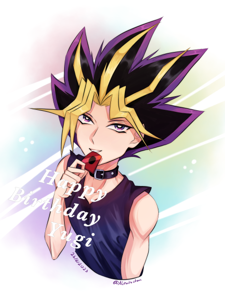 HAPPY BIRTHDAY YUGI - ibisPaint