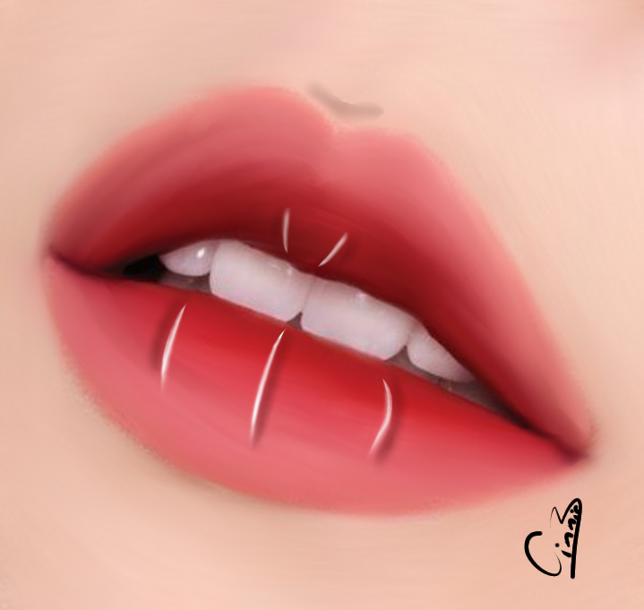 The lips - ibisPaint