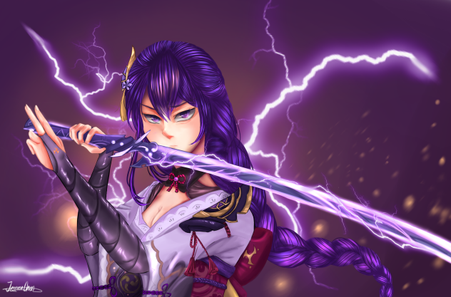 Raiden Shogun - ibisPaint