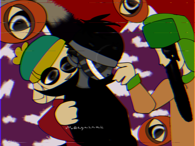 (disturbing) smiling cherub - ibisPaint