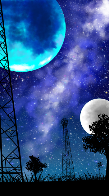 Blue Light - ibisPaint