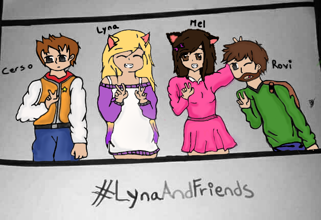 Lyna and Friends - ibisPaint