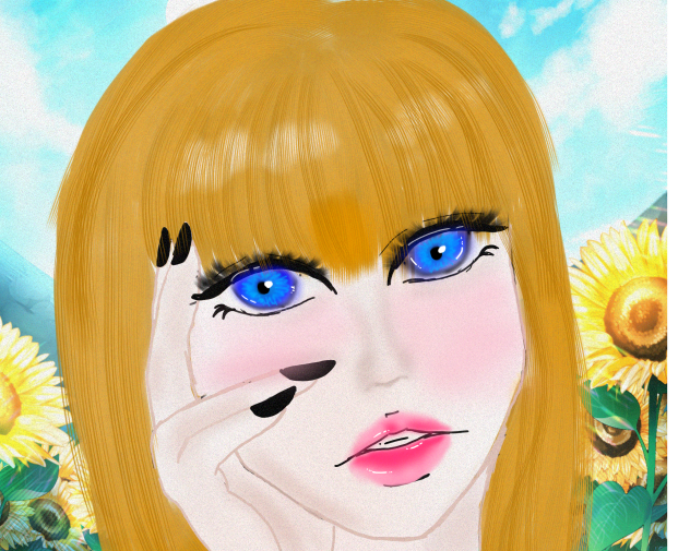 sunflower girl - ibisPaint