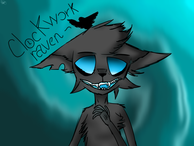 Gift for ClockWork Raven! (speedpaint) - ibisPaint
