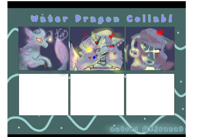 Water Dragon Collab! - ibisPaint