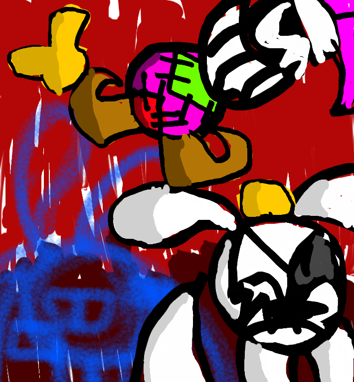 The mischievous 3. - ibisPaint