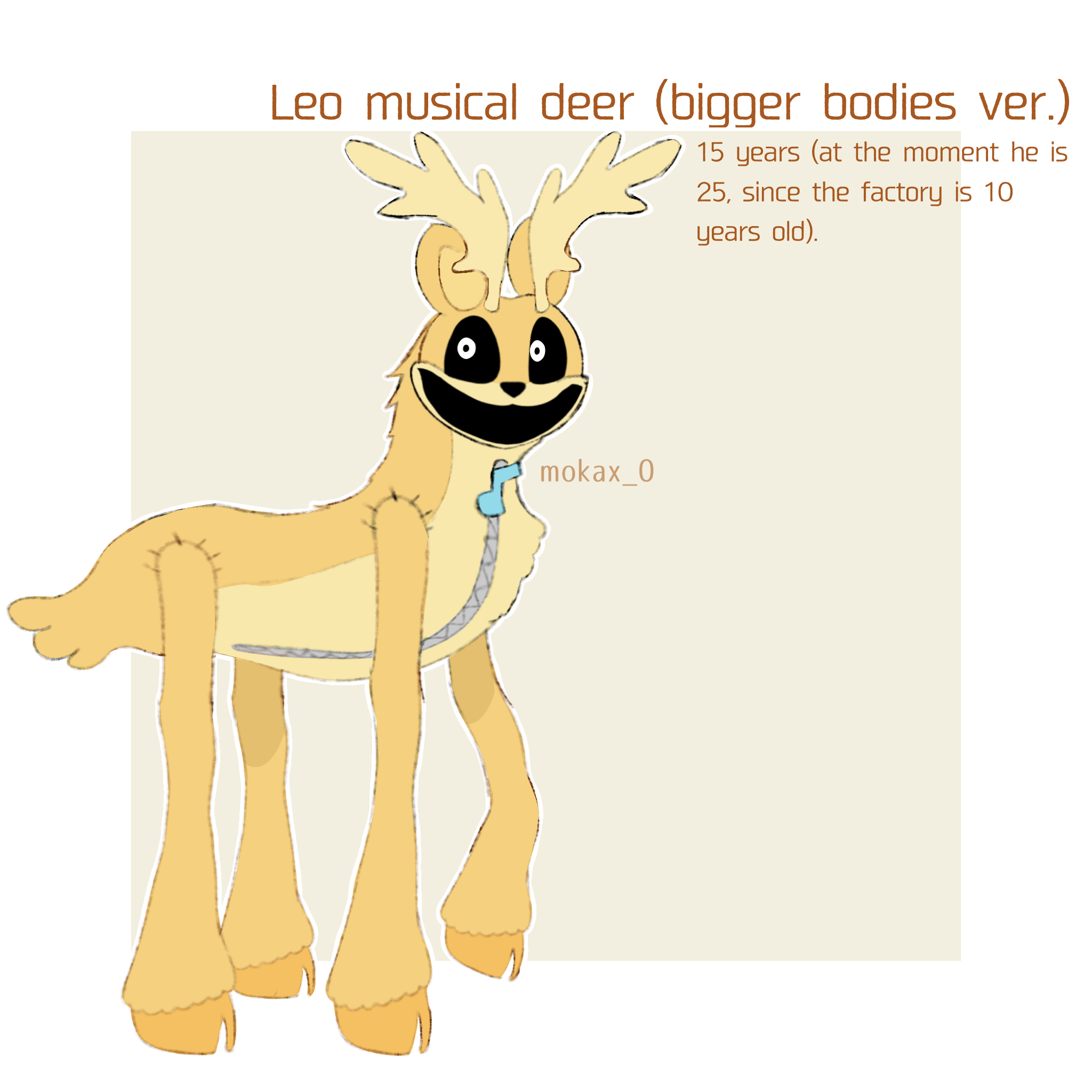 Leo musical deer in bigger bodies ver. - ibisPaint