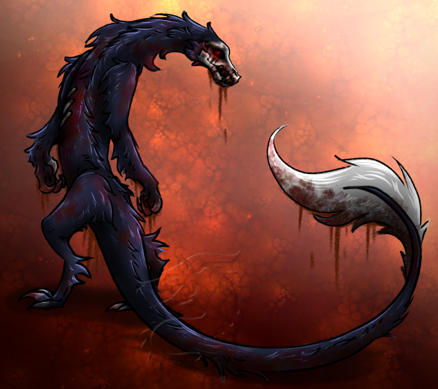 Bloody creature at another angle - ibisPaint