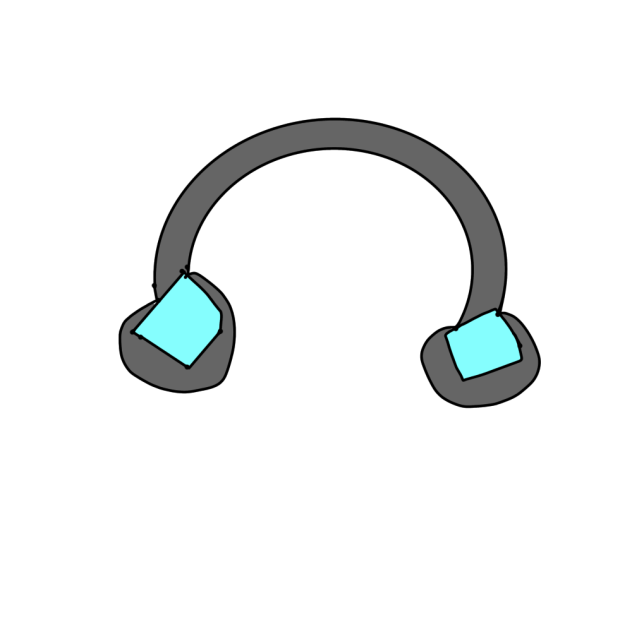 Cyber headphones - ibisPaint