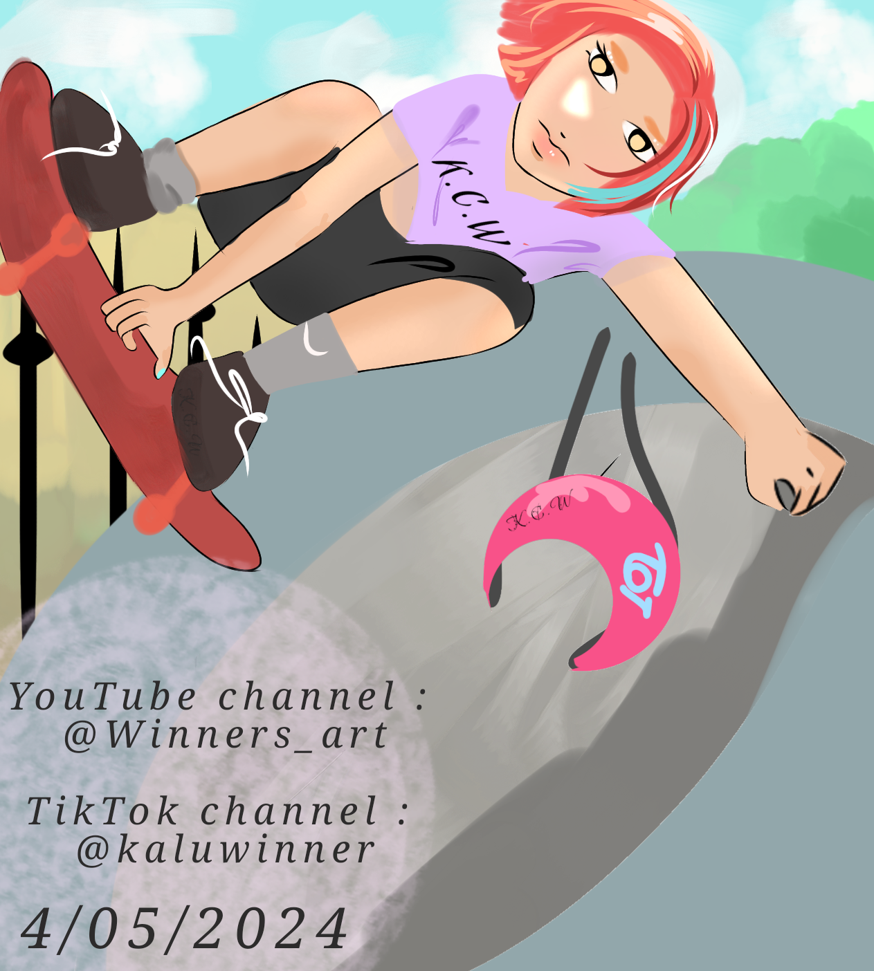 Happy 4 months anniversary to me 🥳 - ibisPaint