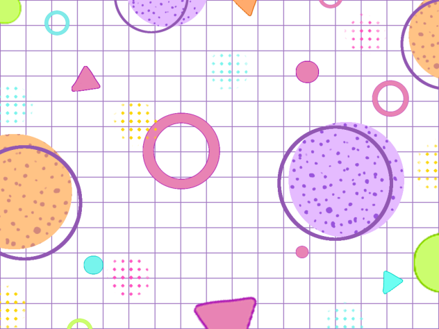 Pop Geometric background - ibisPaint