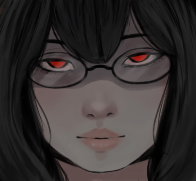 red eyes - ibisPaint