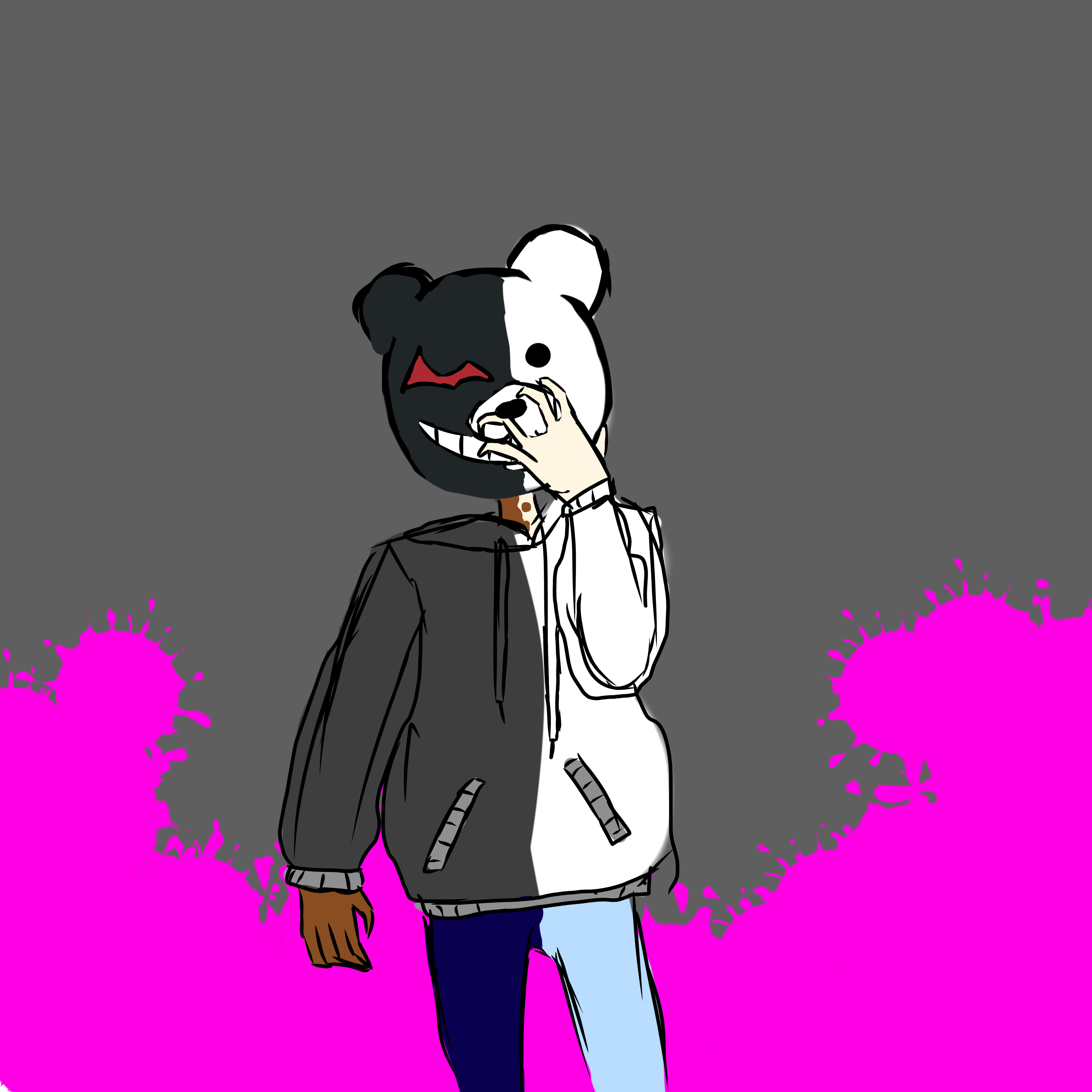 Monokumas Human Form - ibisPaint